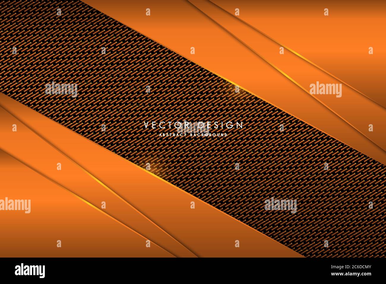 Metallic technology of orange modern design Stock Vector Image & Art ...