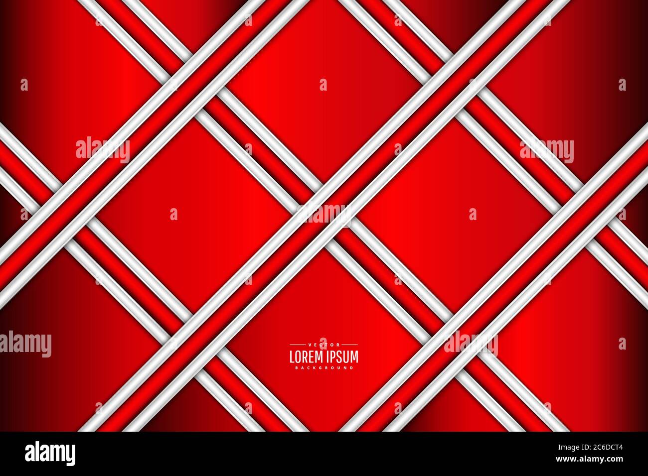 Metallic of red modern design Stock Vector Image & Art - Alamy