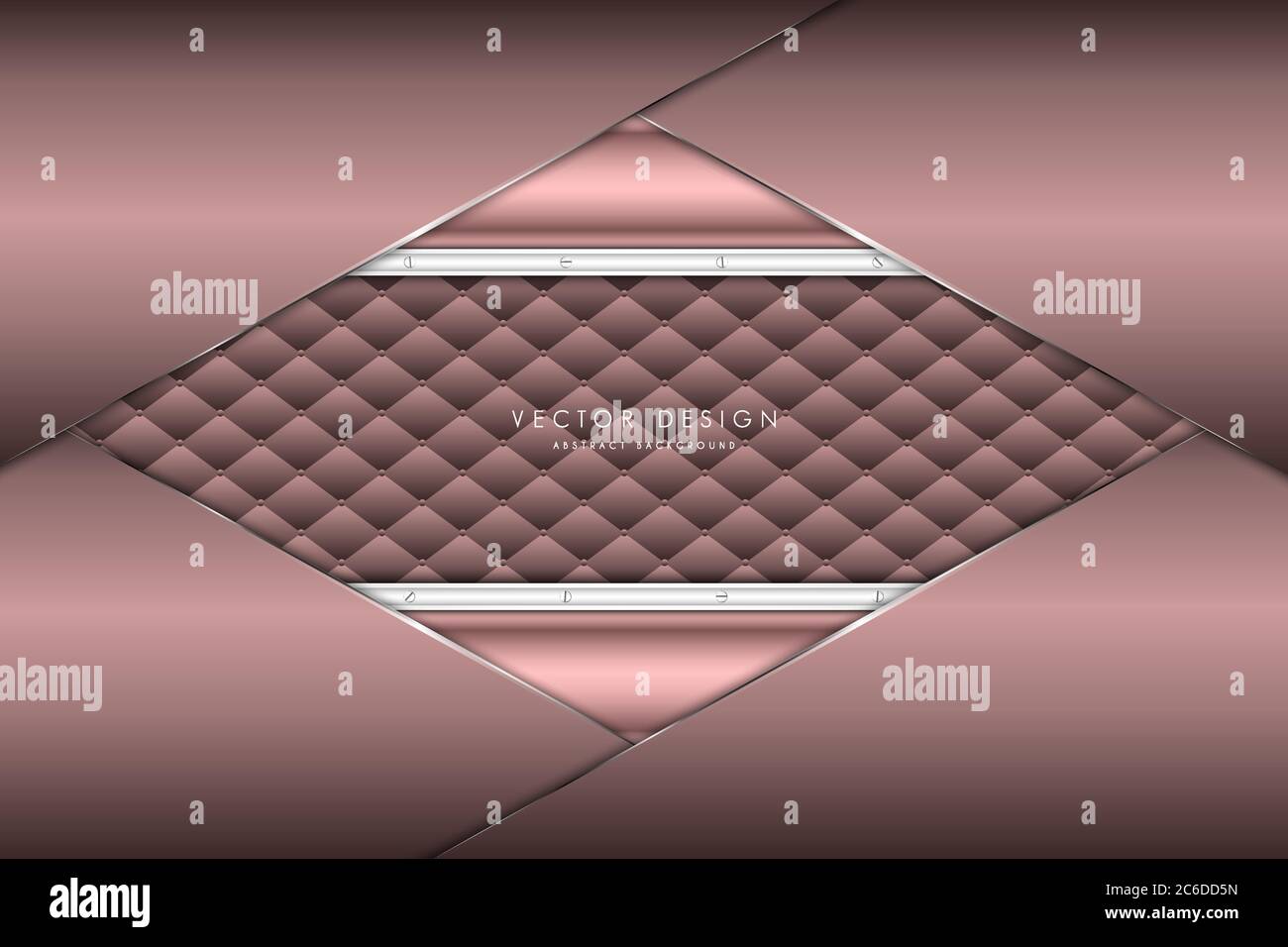 Metallic background. Elegant of pink metal with upholstery modern ...