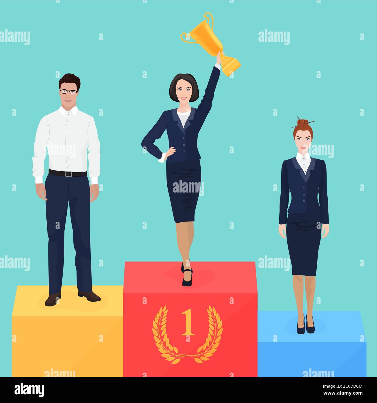 Business podium Stock Vector Images - Alamy