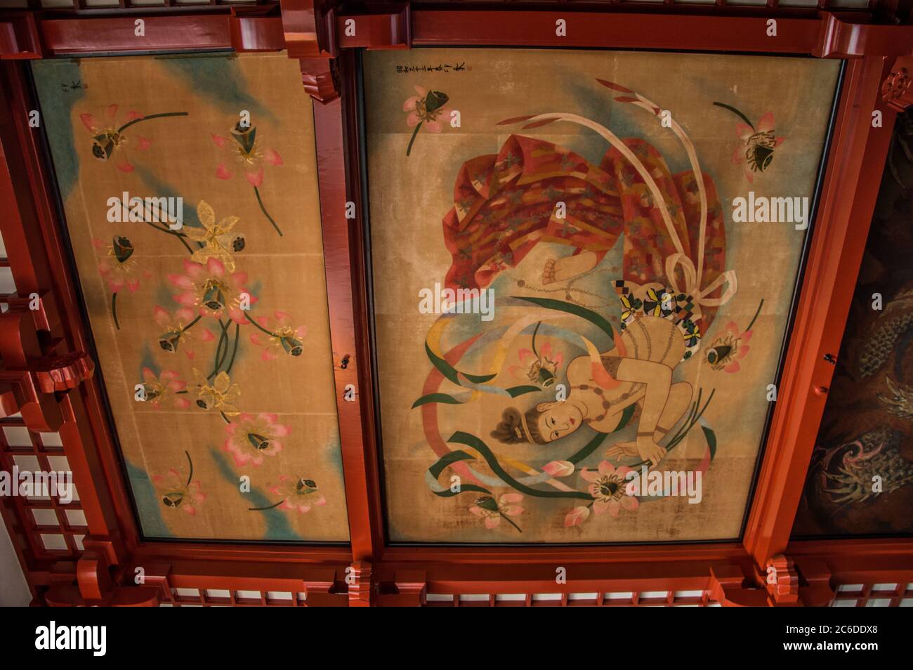 Ceiling Of The Sensoji Temple Tokyo Japan 2016 Stock Photo - Alamy