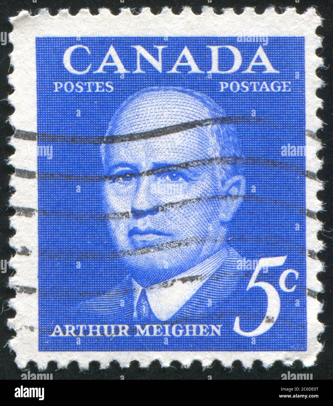 CANADA - CIRCA 1961: stamp printed by Canada, shows Arthur Meighen ...