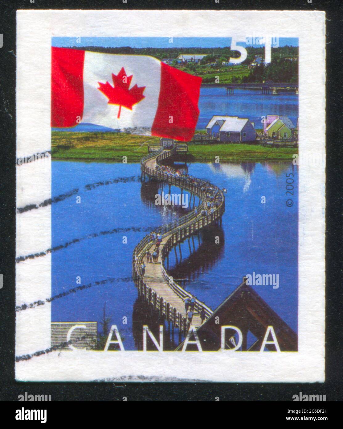 Canada flag old postage stamp hi-res stock photography and images - Alamy