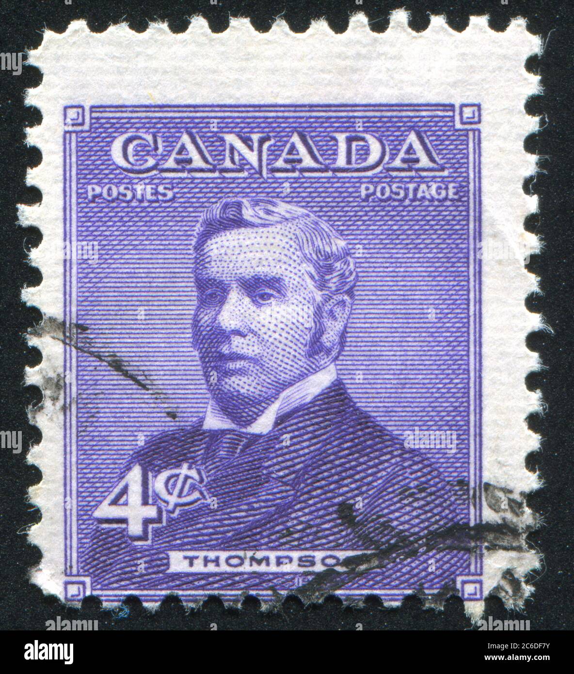 CANADA - CIRCA 1954: stamp printed by Canada, shows Sir John Sparrow ...
