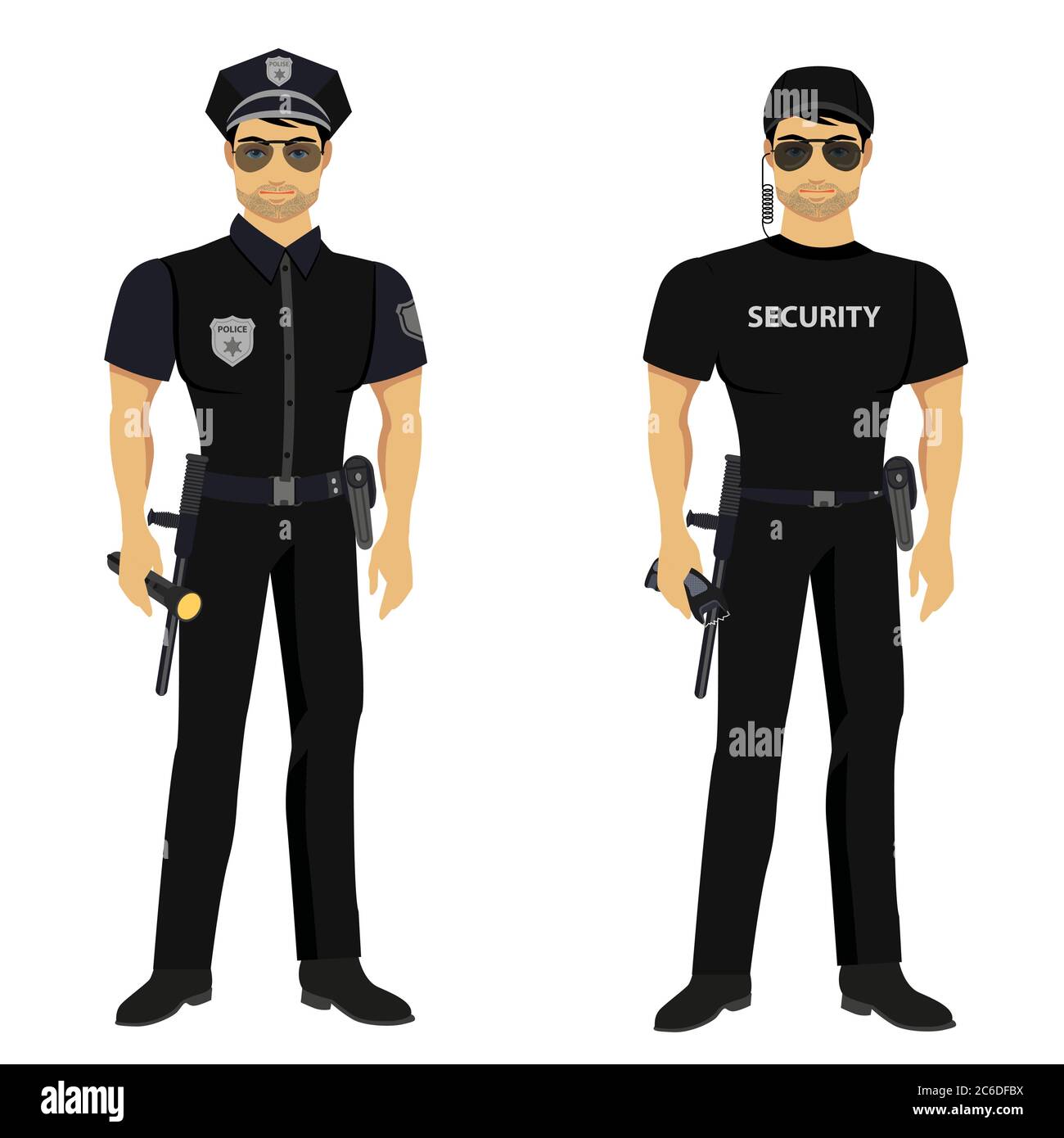 Patrol cap Stock Vector Images - Alamy