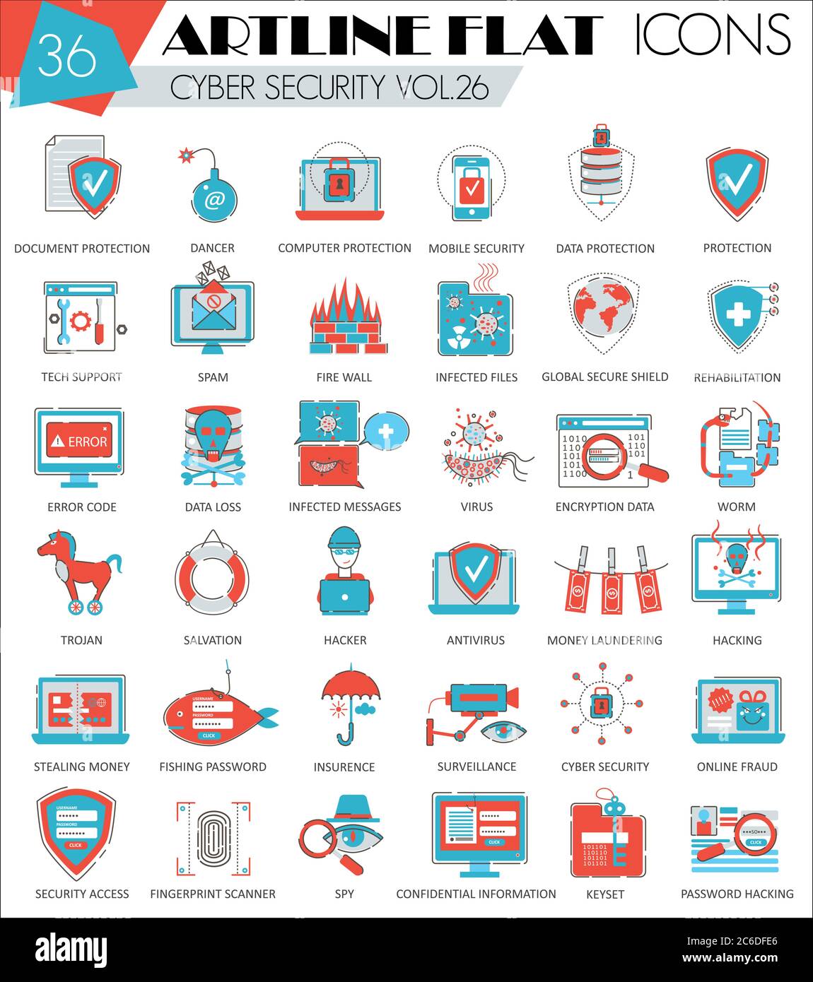 Cyber security icon access Stock Vector Images - Alamy