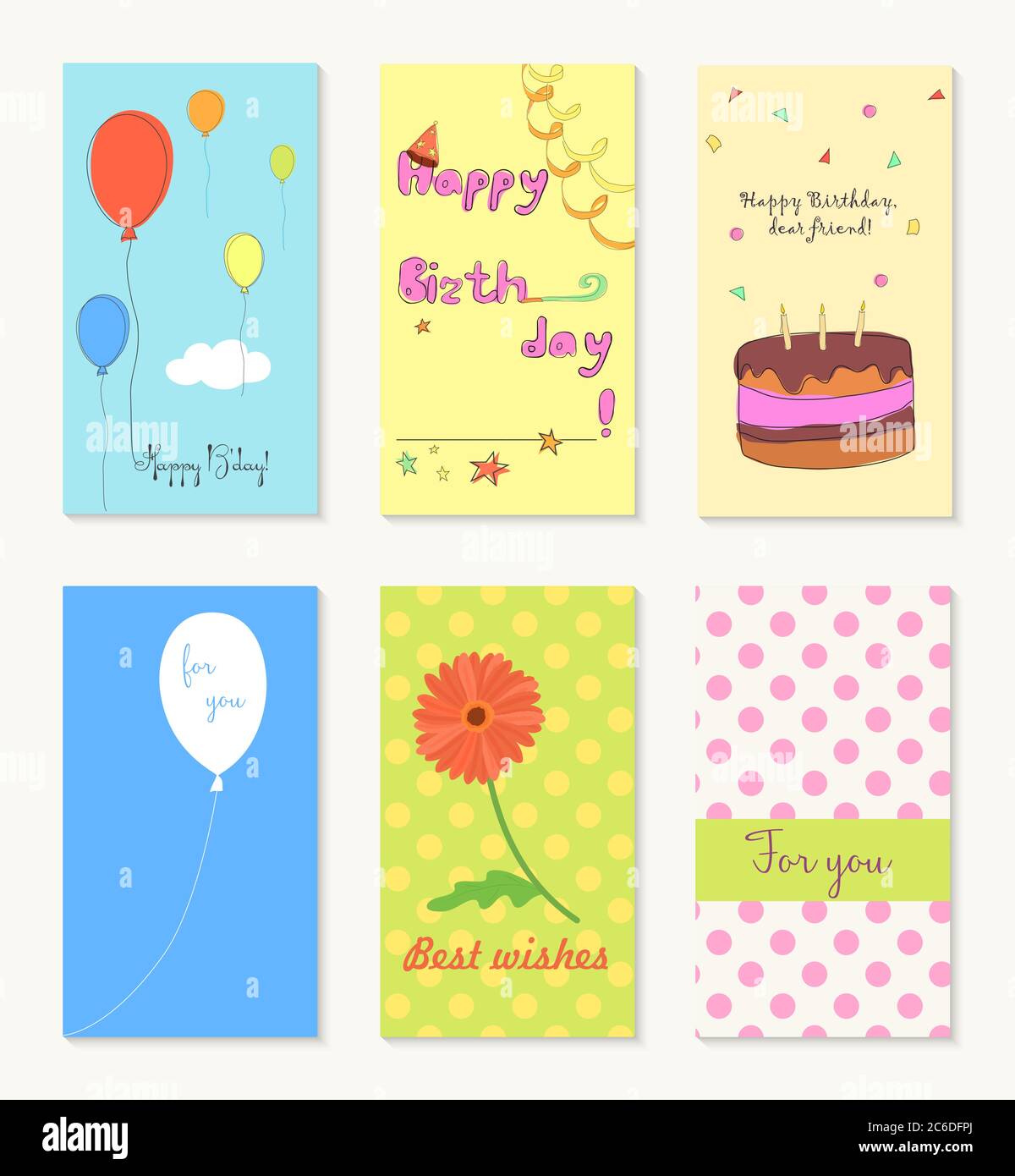 Birthday celebration card hi-res stock photography and images - Alamy