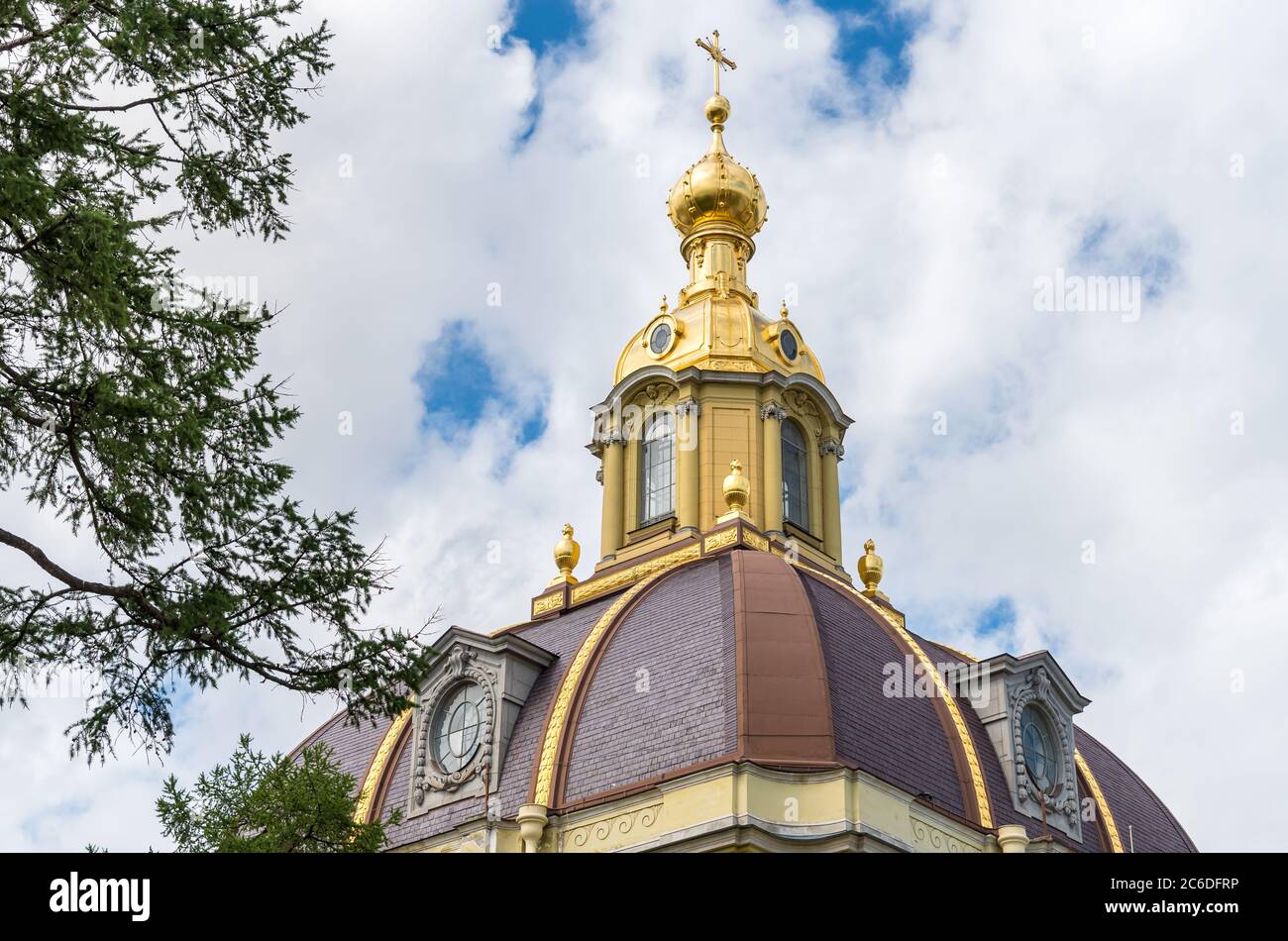 View of Grand Ducal Burial Vault Imperial house of Romanov in the Peter ...