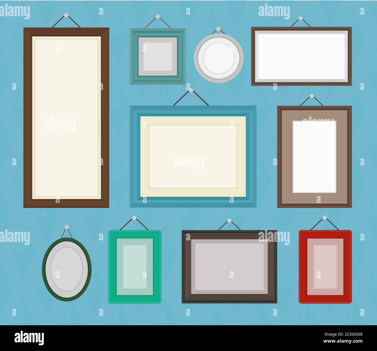 Photo gallery 3d texture Stock Vector Images - Alamy