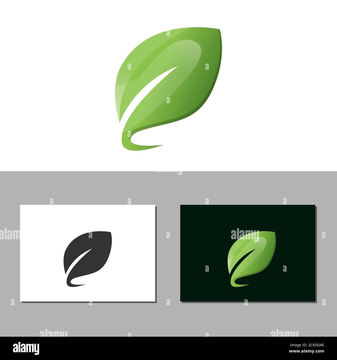leaf vector design template illustration Stock Vector Image & Art - Alamy