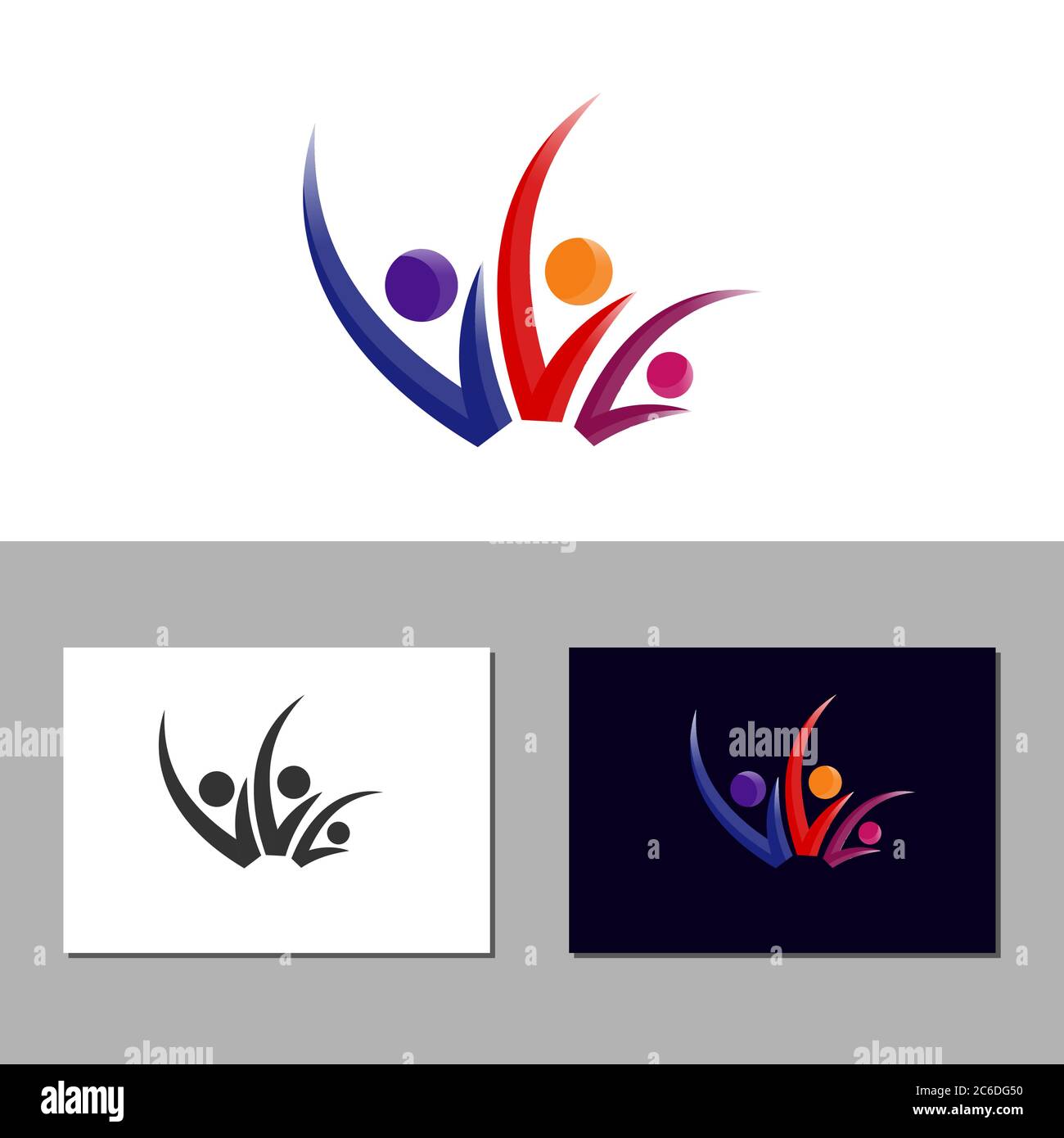 community vector design template illustration Stock Vector Image & Art ...