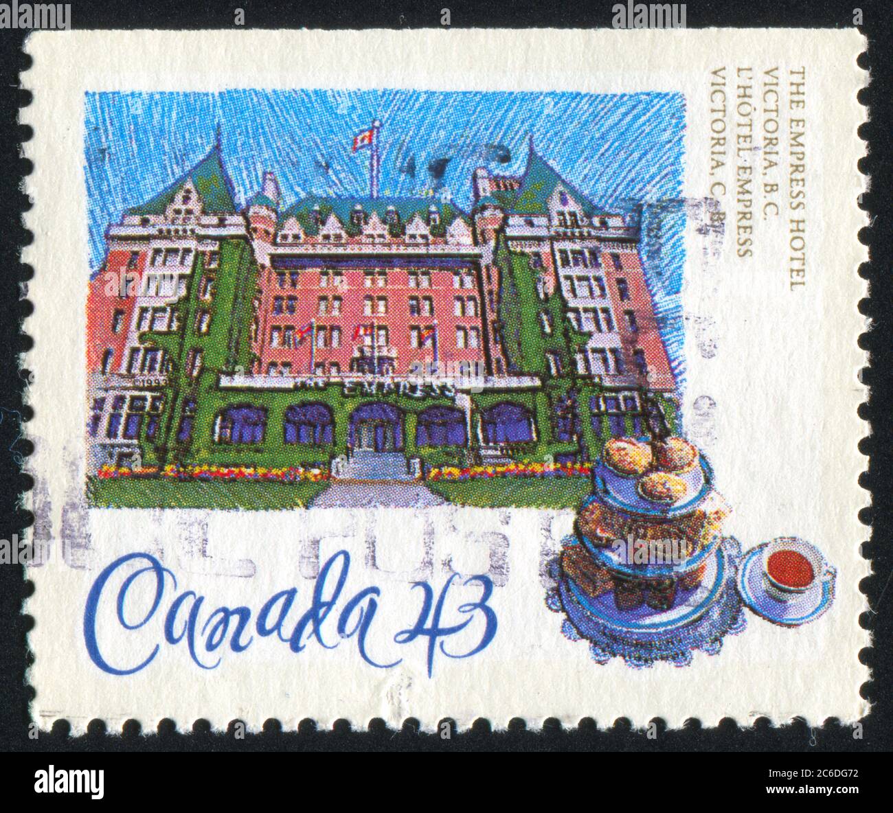 CANADA - CIRCA 1993: stamp printed by Canada, shows Empress Victoria ...
