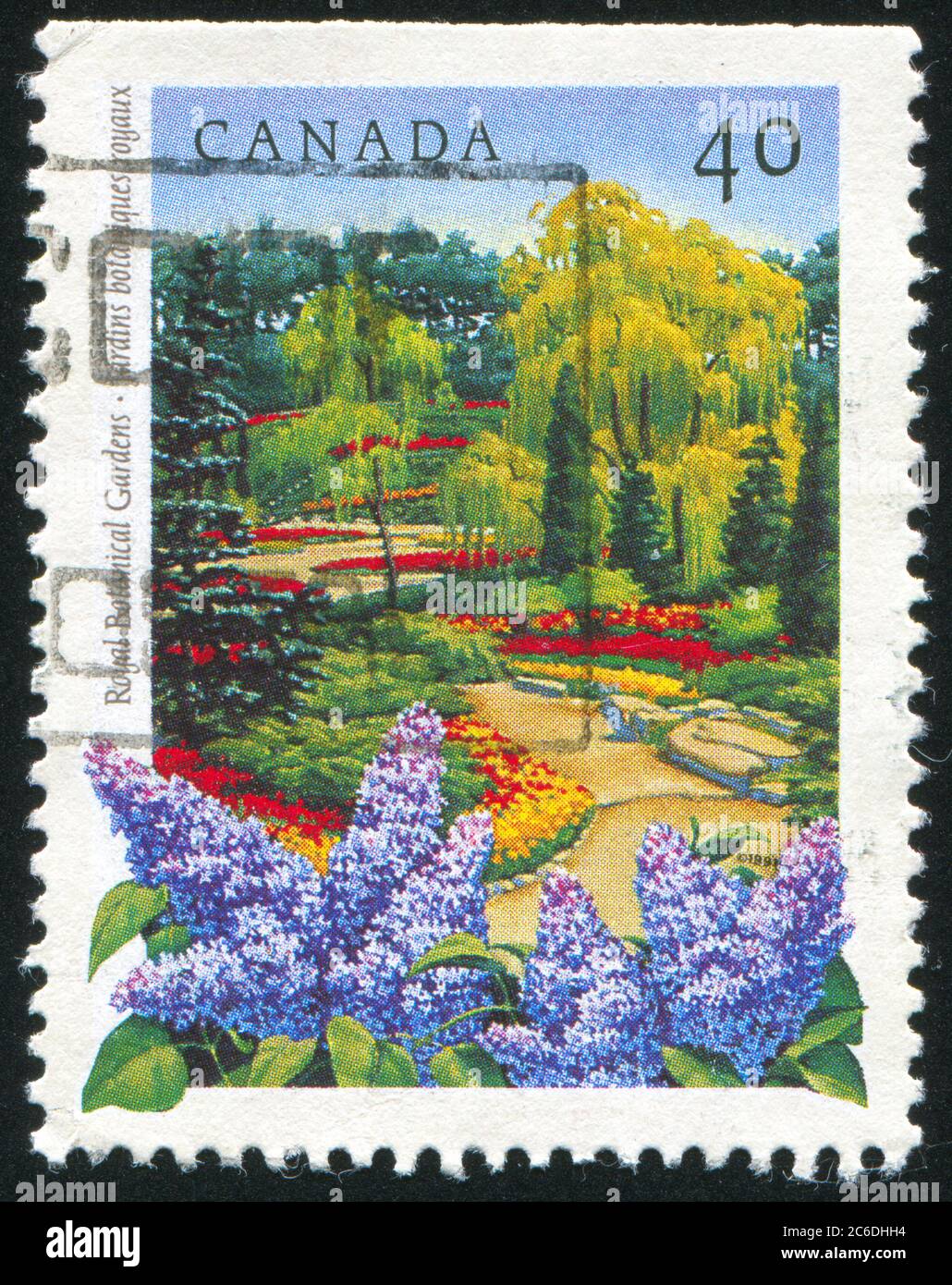 CANADA - CIRCA 1991: stamp printed by Canada, shows Royal Botanical ...