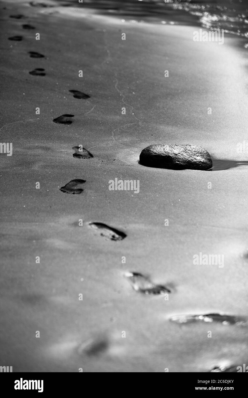 Steps ocean Black and White Stock Photos & Images - Alamy