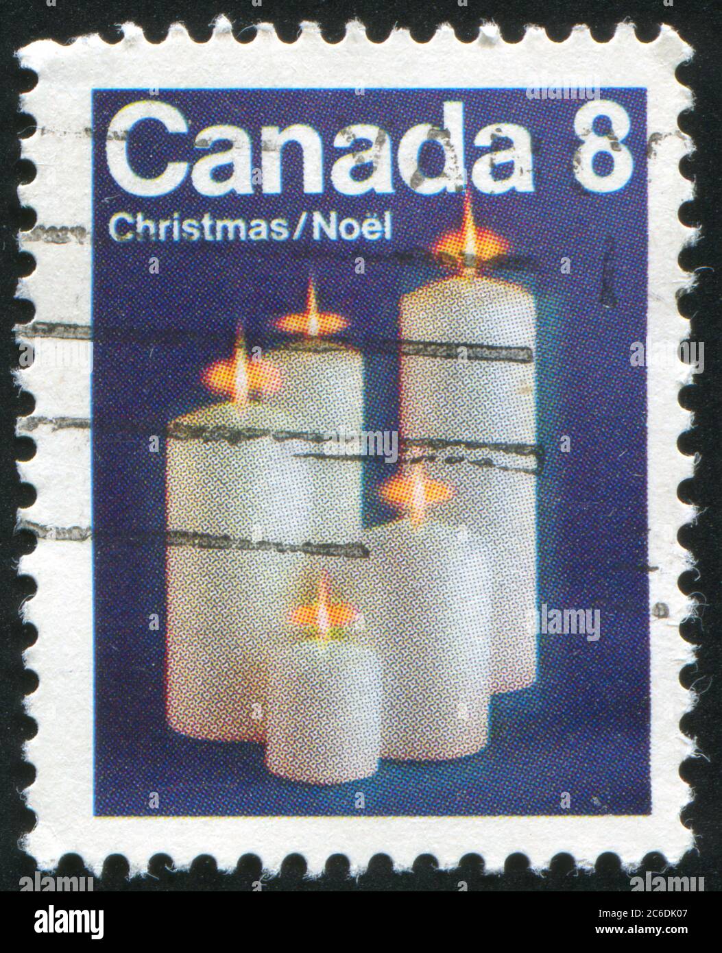 CANADA - CIRCA 1972: stamp printed by Canada, shows Candles, circa 1972 ...