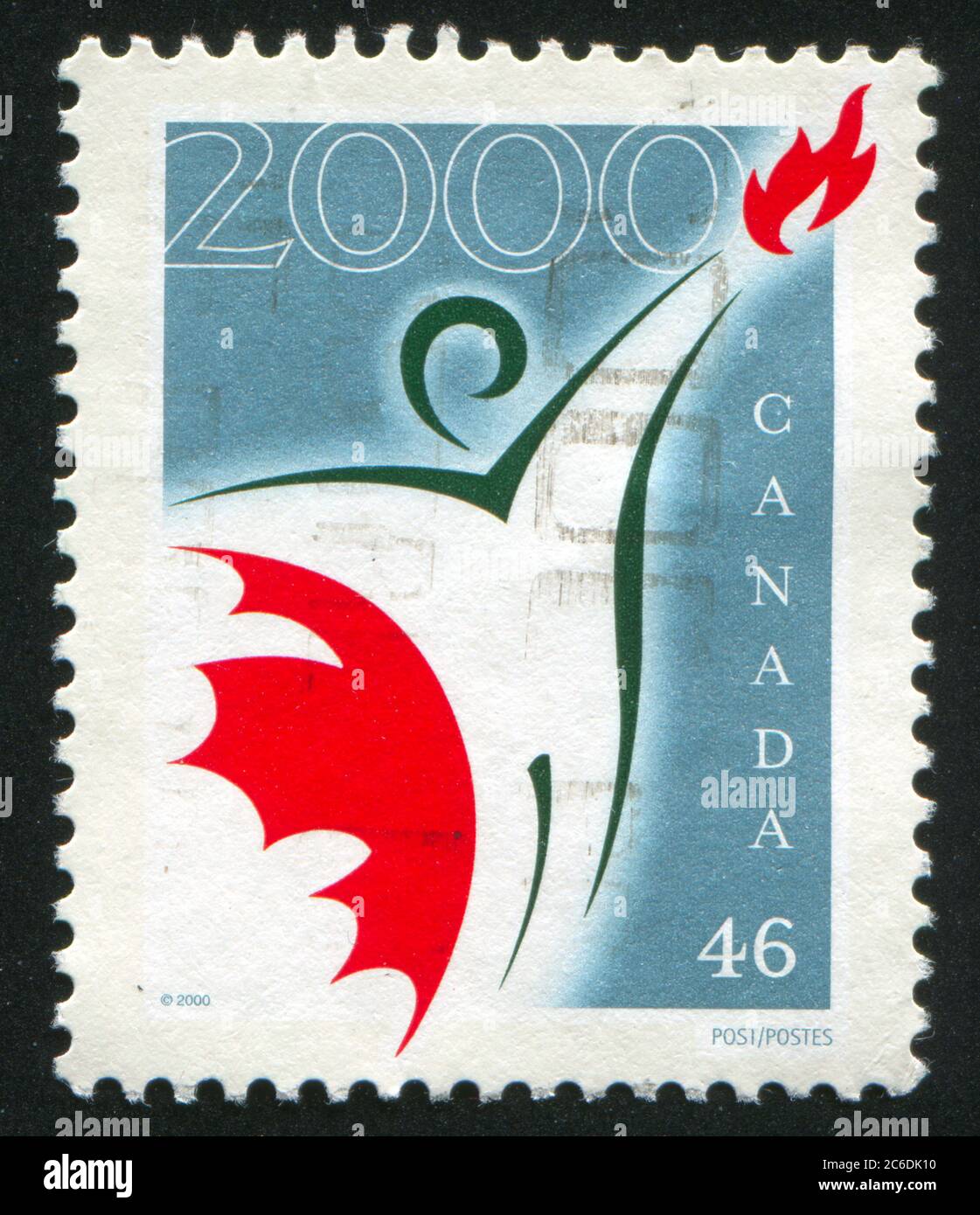 CANADA - CIRCA 2000: stamp printed by Canada, shows Millennium, circa ...