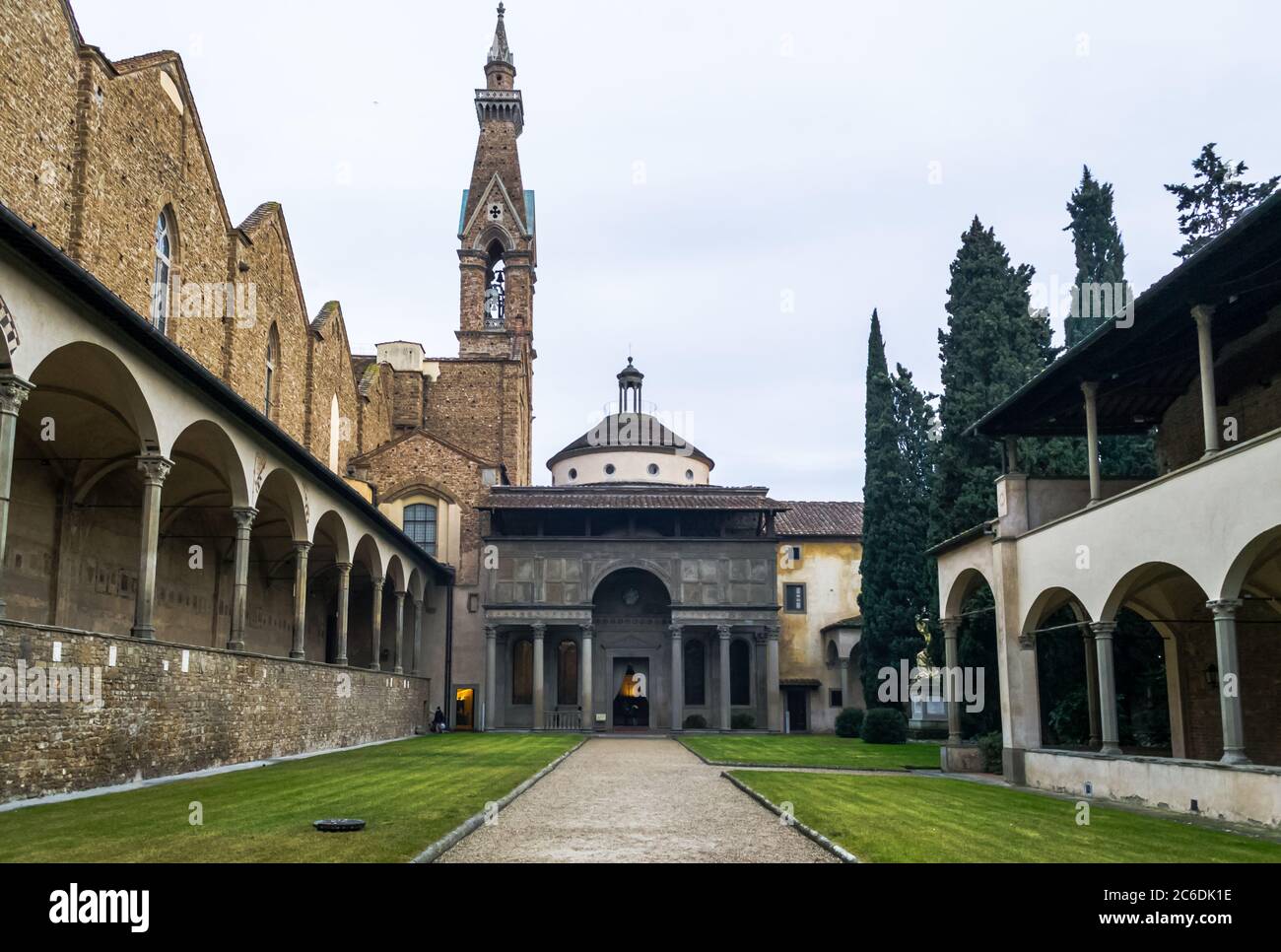 Florence Italy The Pazzi Chapel Designed By Filippo Brunelleschi In Florence Italy The Pazzi Chapel Designed By Filippo Brunelleschi In
