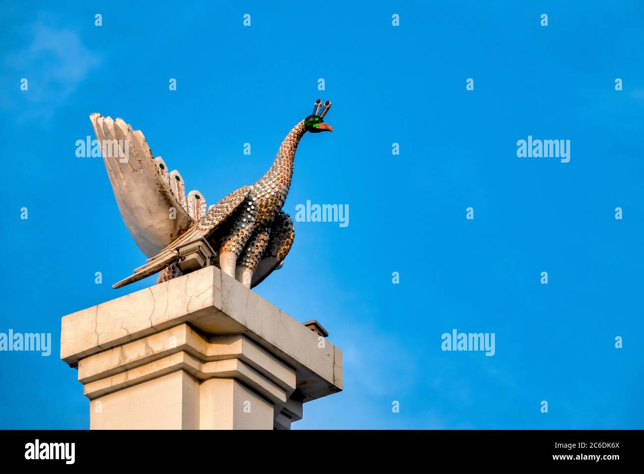 Hong (or Hamsa) the Celestial Swan, a creature from thai folk lore on a ...