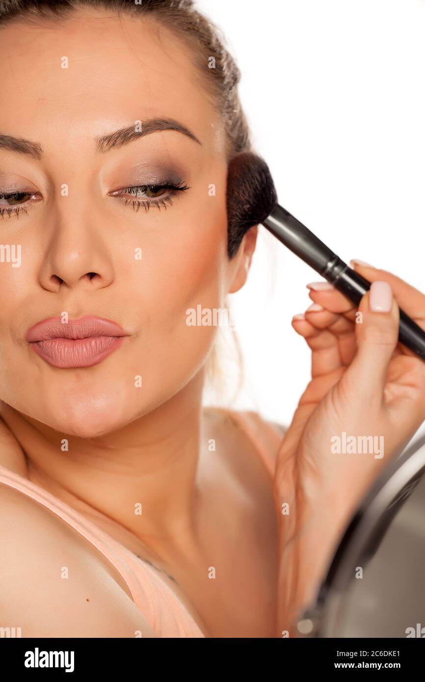 Woman Blush Face High Resolution Stock Photography and Images - Alamy