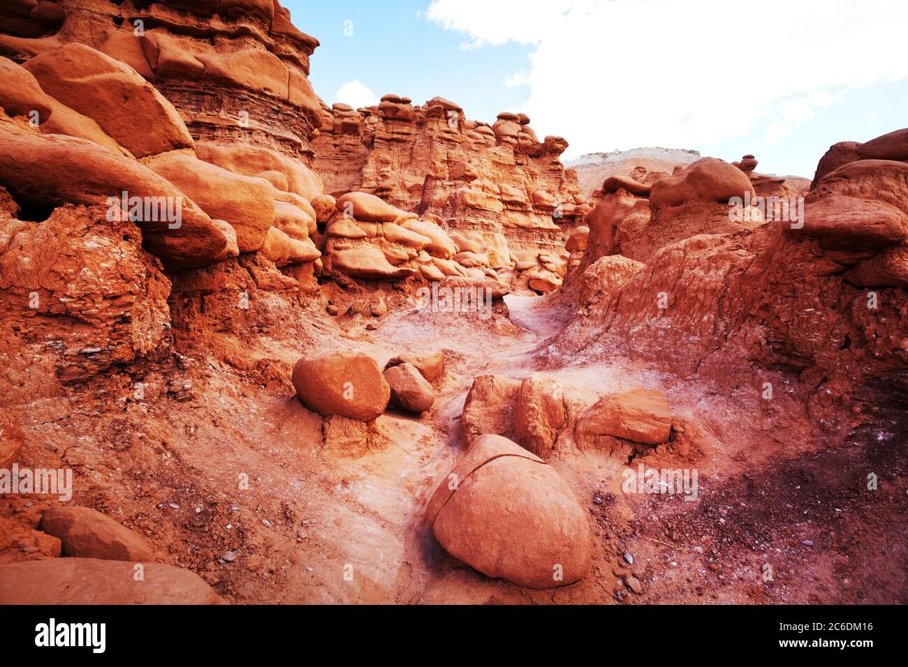 Sandstone formations in Utah, USA. Beautiful Unusual landscapes Stock ...