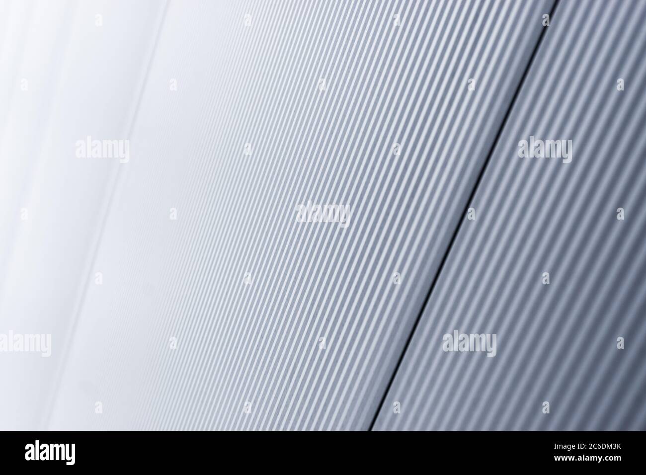 Gray corrugated Metal Sheet Wall Background with shiny reflection ...