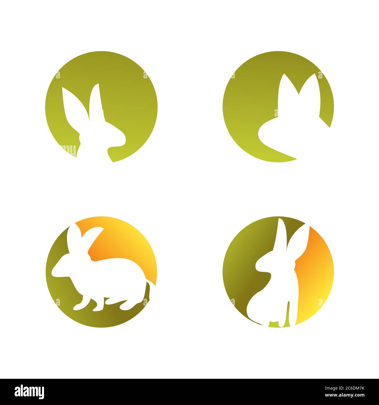 Rabbit vector design hi-res stock photography and images - Alamy