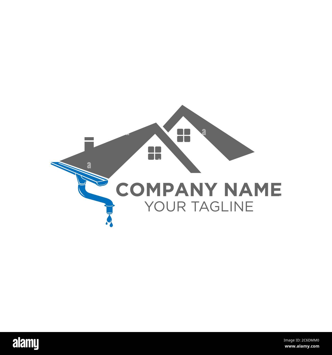 Gutter Company Logo Rain Gutter Logo Hi Res Stock Photography And