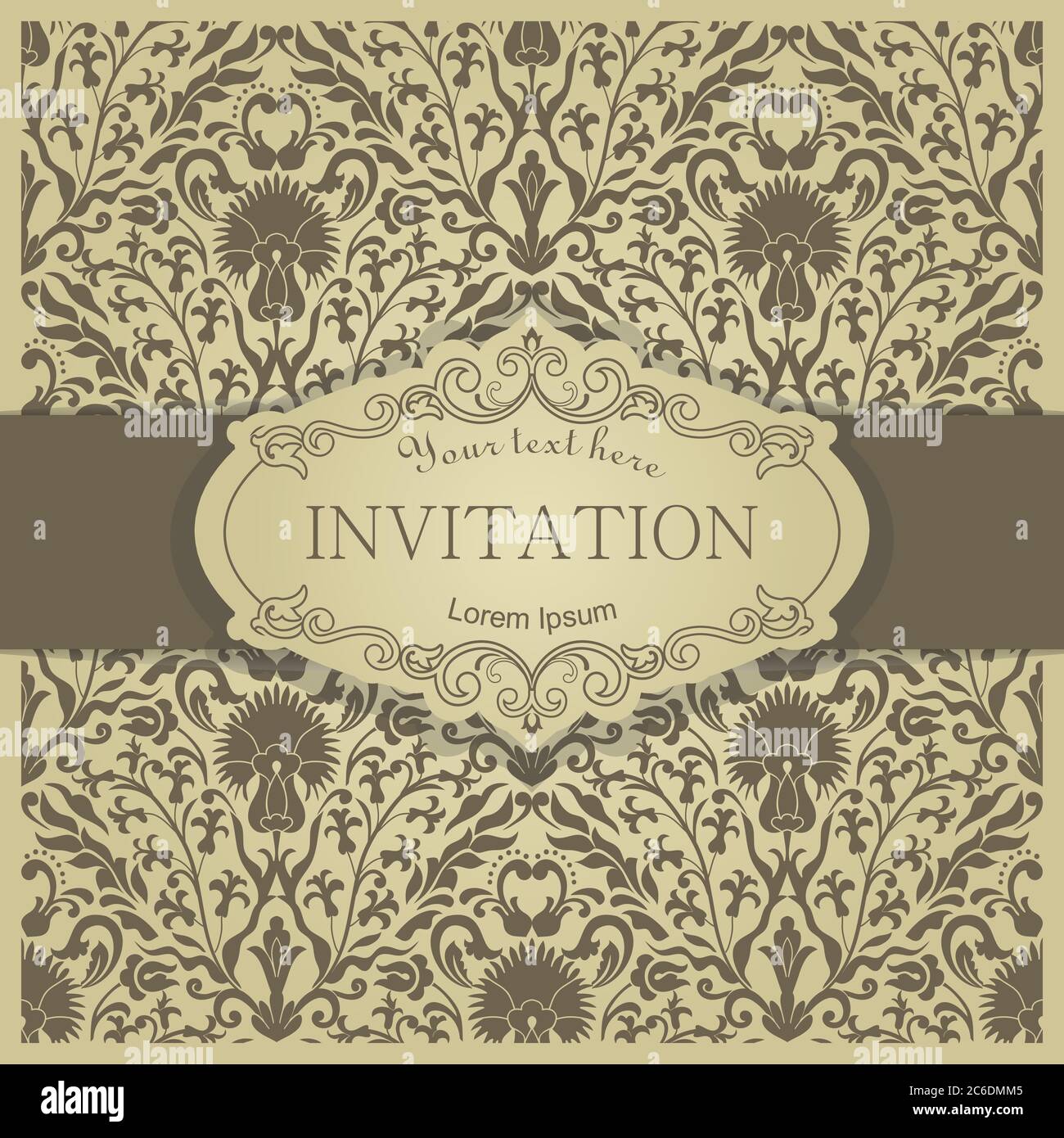 Template greeting card, invitation and advertising banner, brochure ...