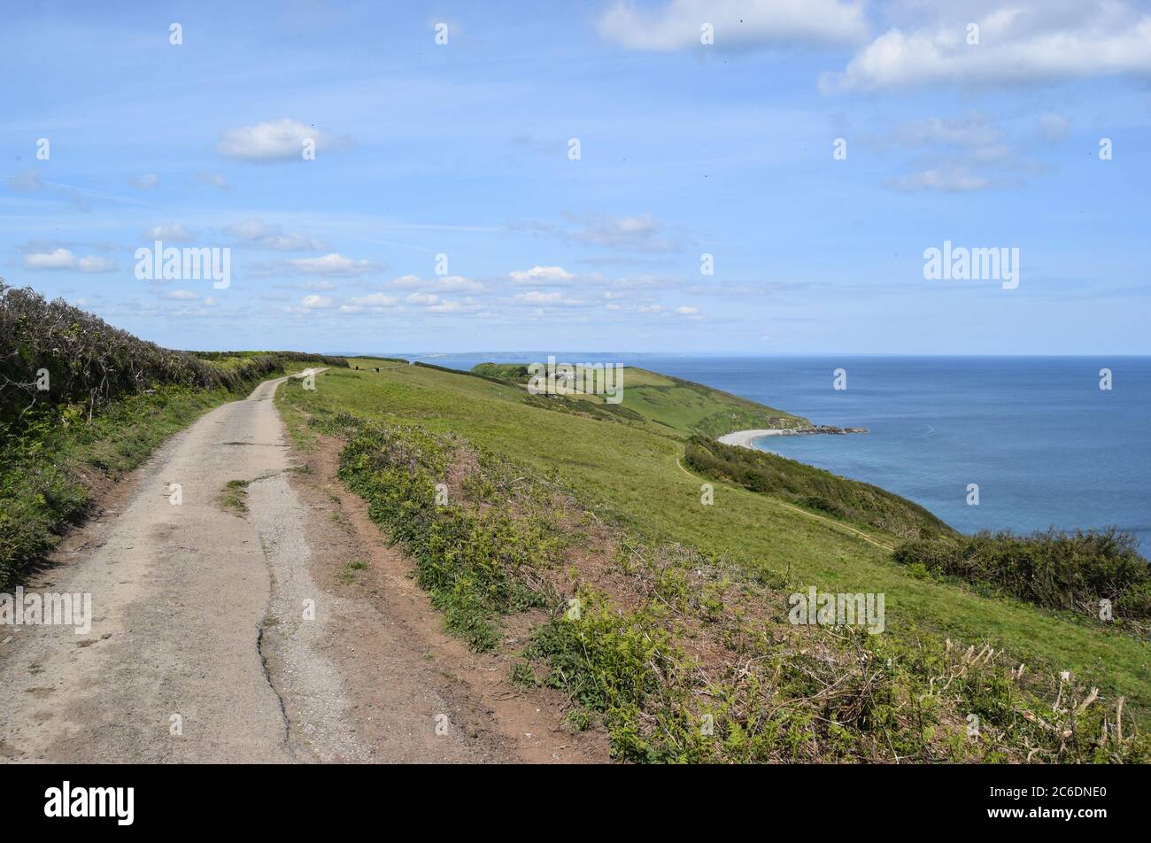 Hemmick Beach/Dodman 160520 Stock Photo - Alamy