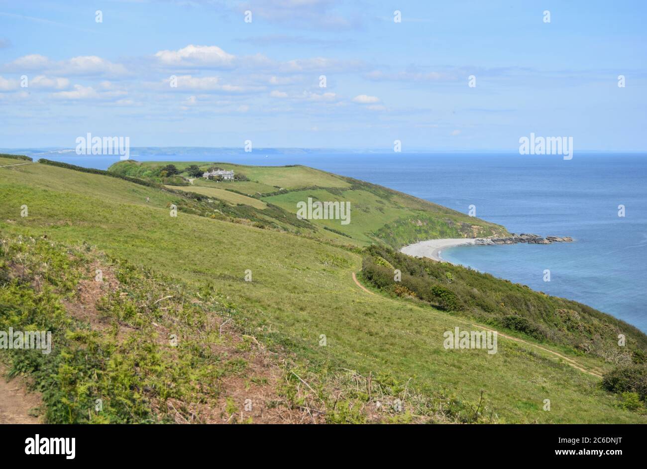 Hemmick Beach/Dodman 160520 Stock Photo - Alamy