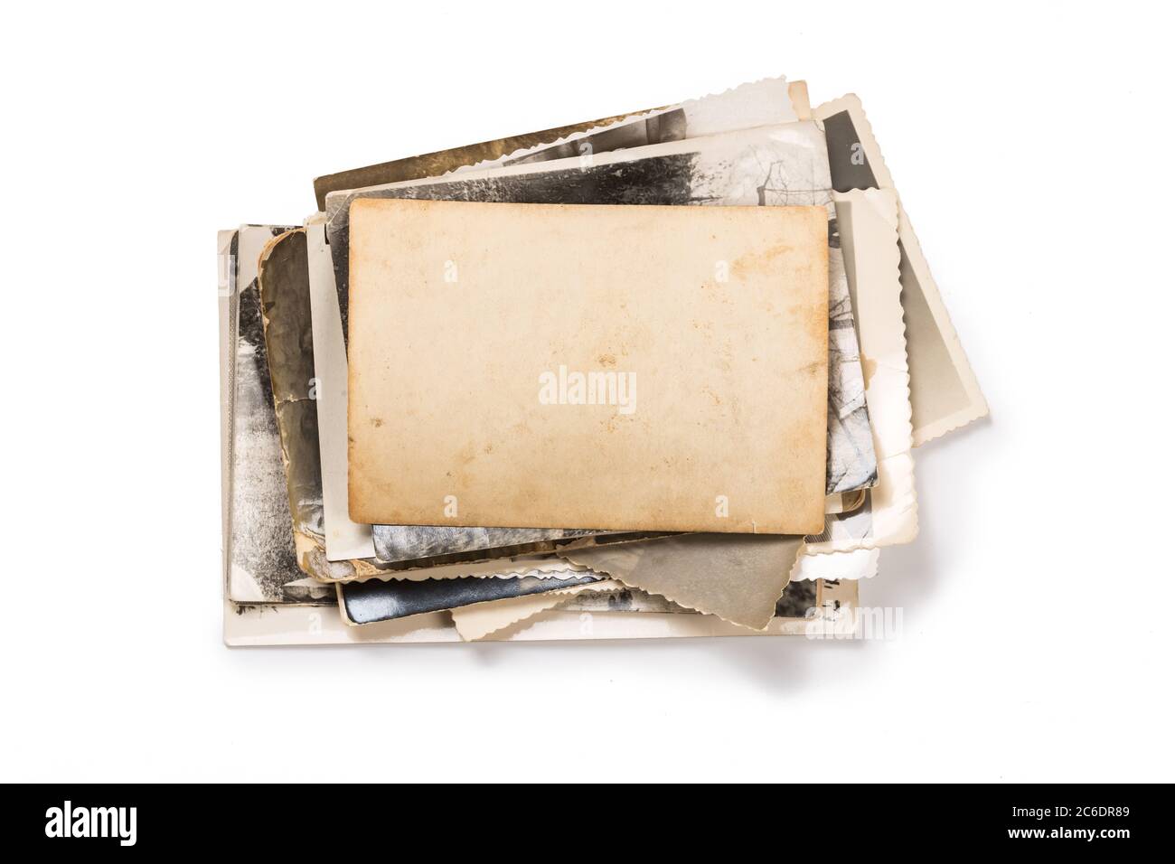 Old photo frame. Vintage paper. Retro card Stock Photo - Alamy