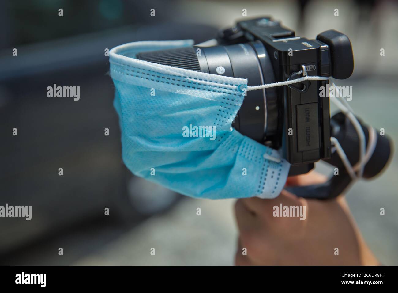 Gimbal Operator with black equipament - Stabilizer and camera ...