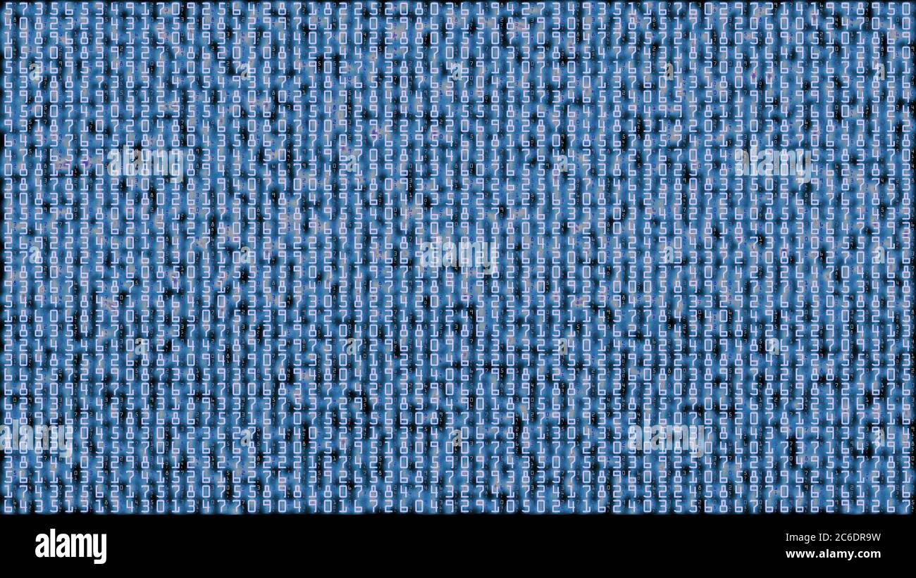 Digital number abstract background. Information code illustration Stock ...