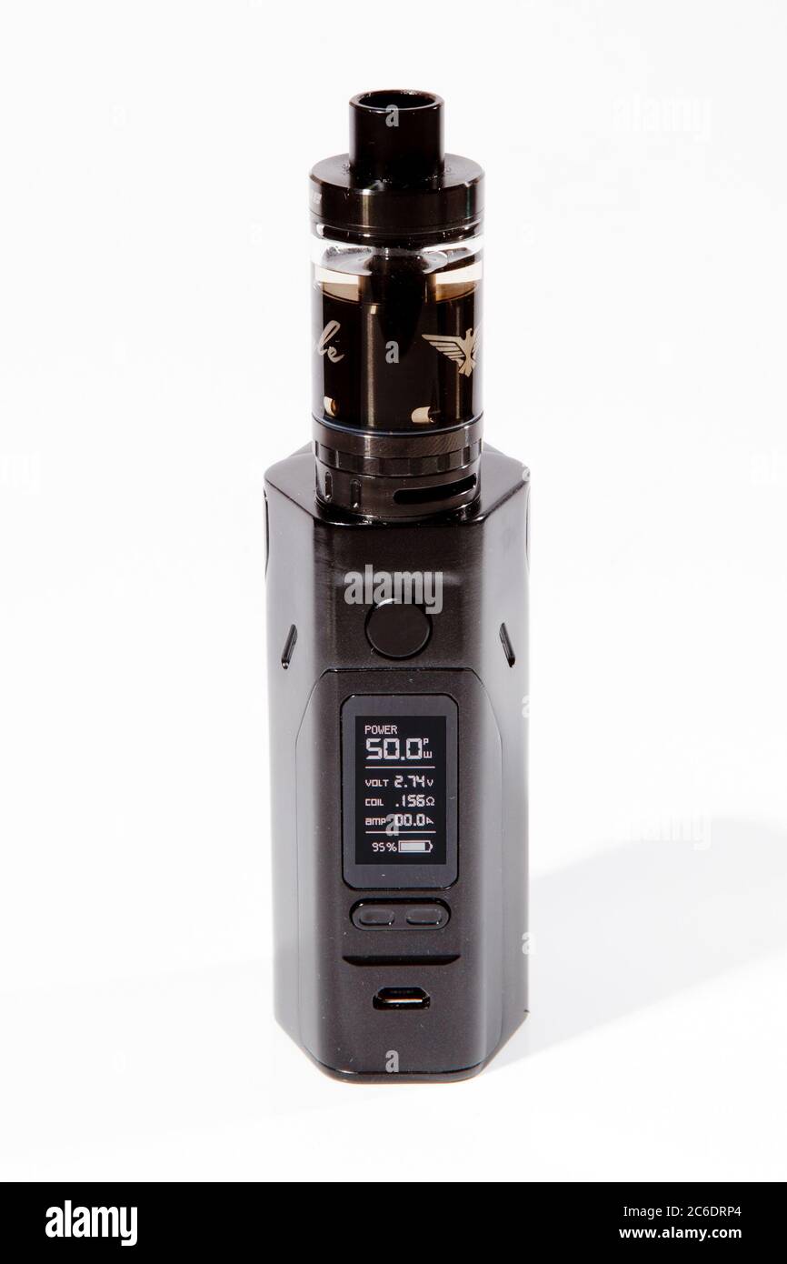 vape boxmod isolated Stock Photo - Alamy