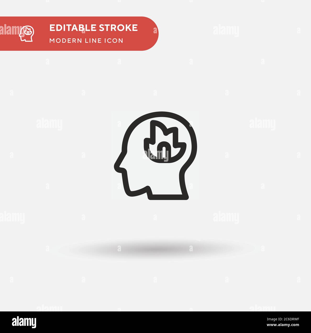 Motivated Simple vector icon. Illustration symbol design template for ...