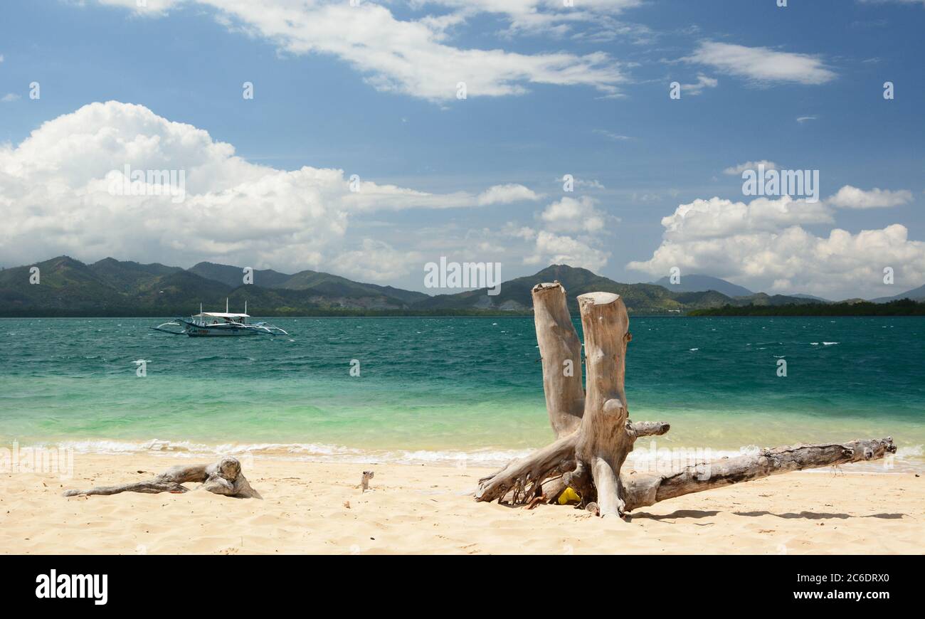 Seascape in Cowrie island. Honda Bay. Puerto princesa. Palawan ...