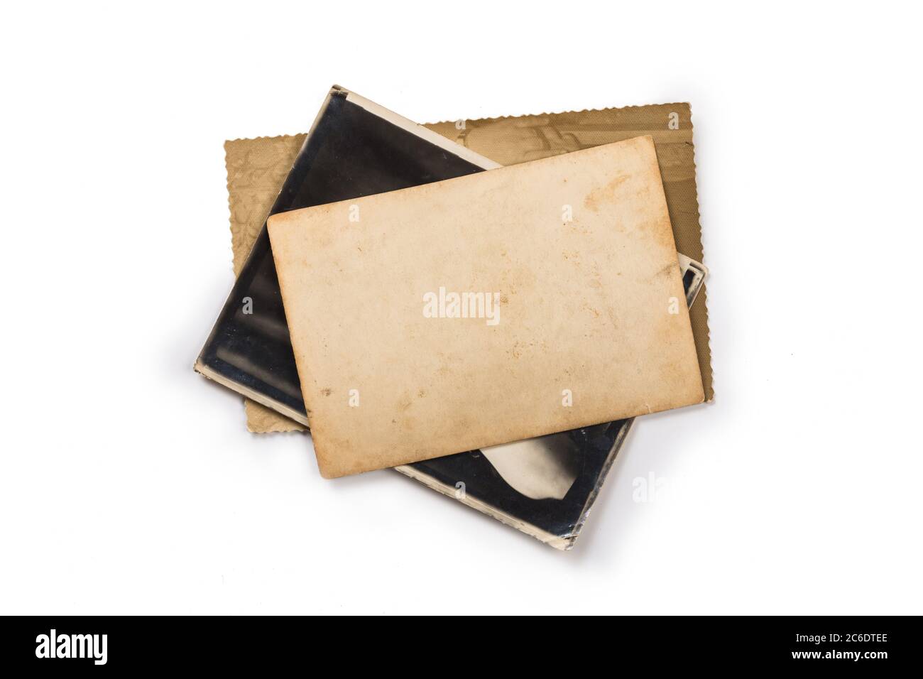 Old photo frame. Vintage paper. Retro card Stock Photo - Alamy