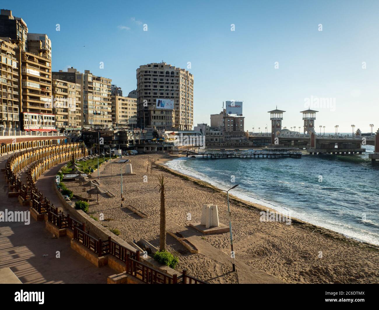 the famous stanley bridge in Alexandria Stock Photo - Alamy