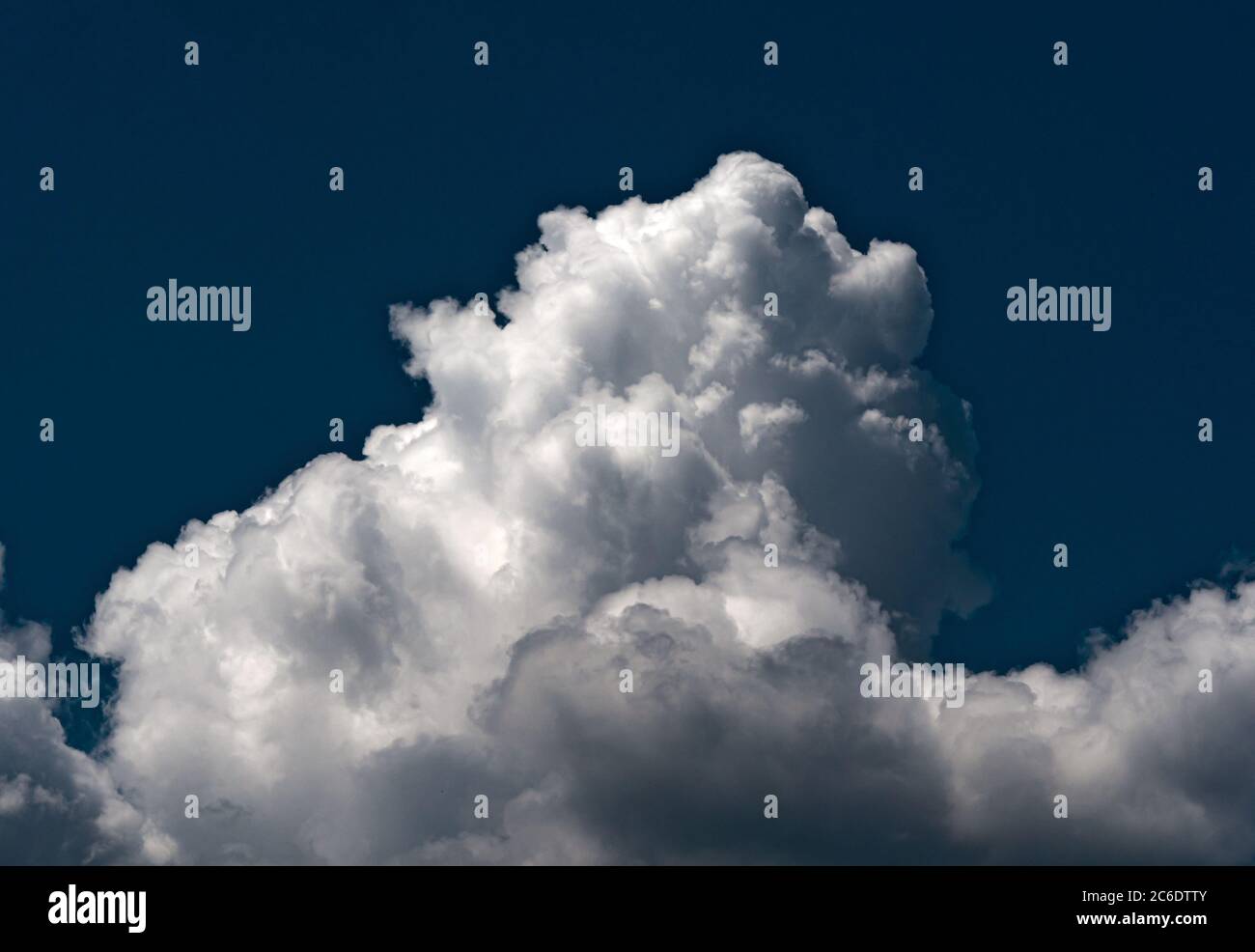 zoom big clouds in blue sky landscape Stock Photo - Alamy
