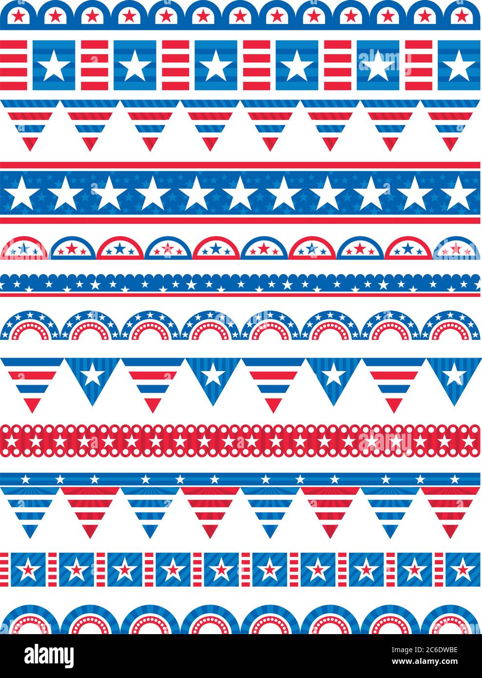 Independence day border Cut Out Stock Images & Pictures - Alamy