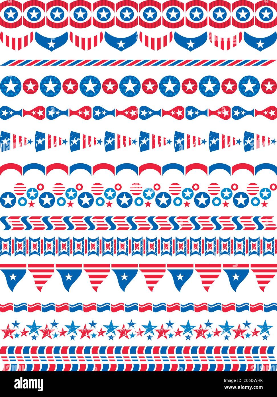 Independence day border Cut Out Stock Images & Pictures - Alamy