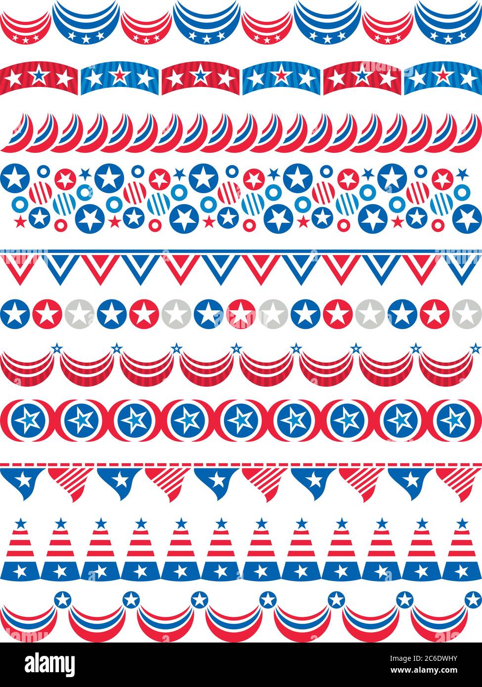 Independence day border Cut Out Stock Images & Pictures - Alamy