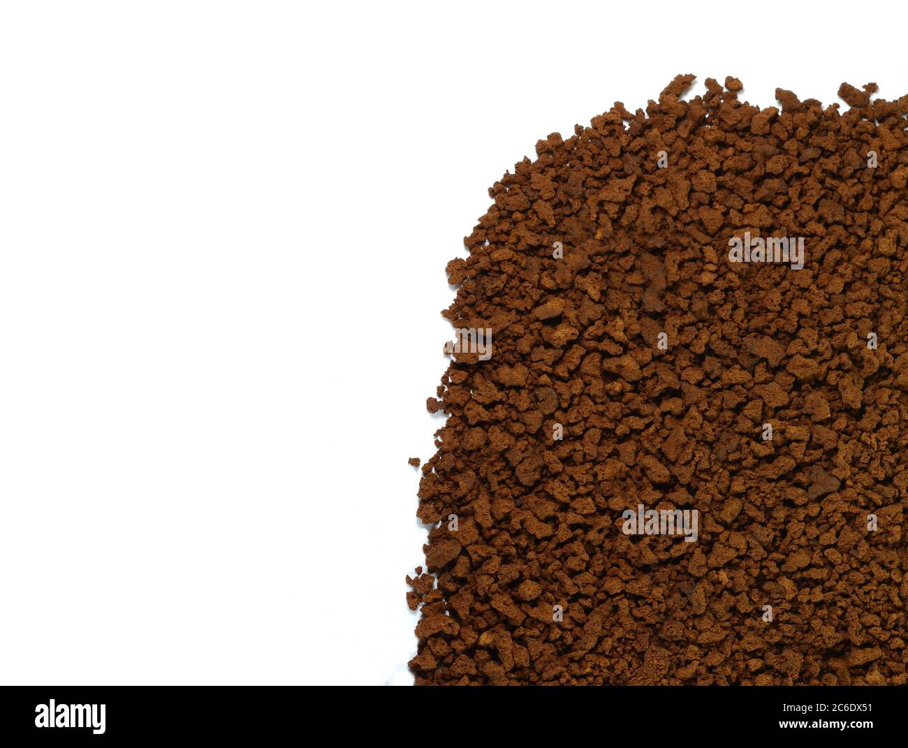 Instant Coffee powder isolated on white background Stock Photo - Alamy