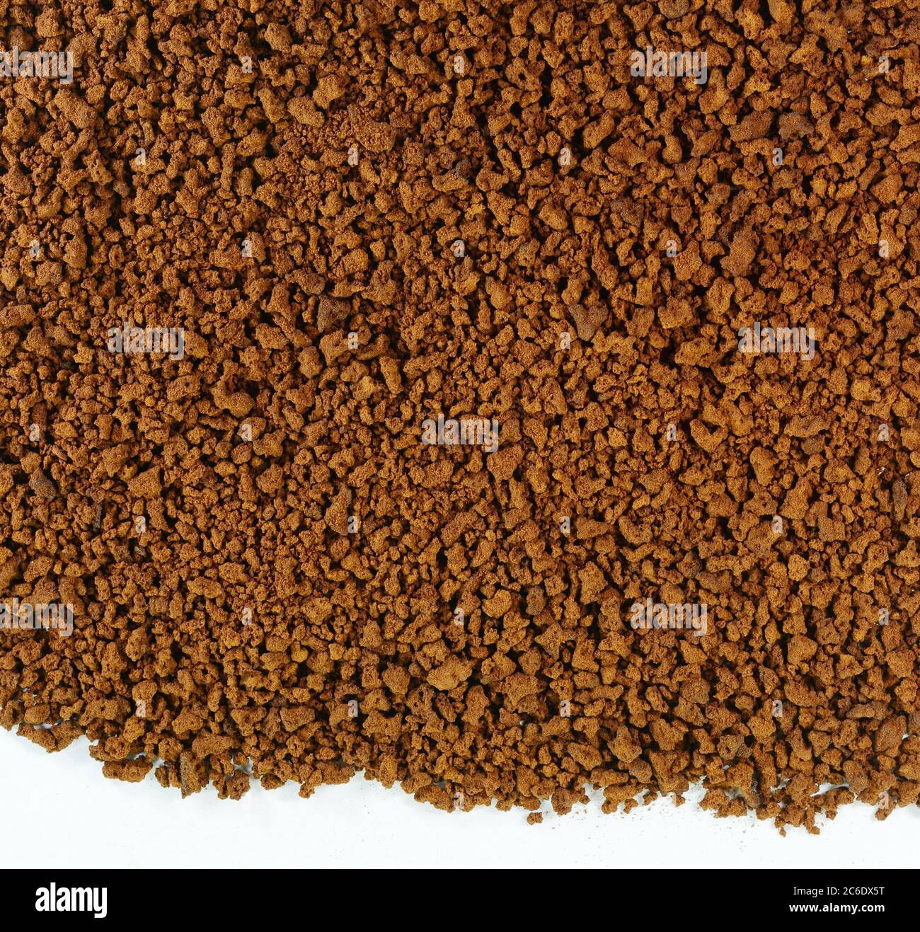 Instant Coffee powder isolated on white background Stock Photo - Alamy