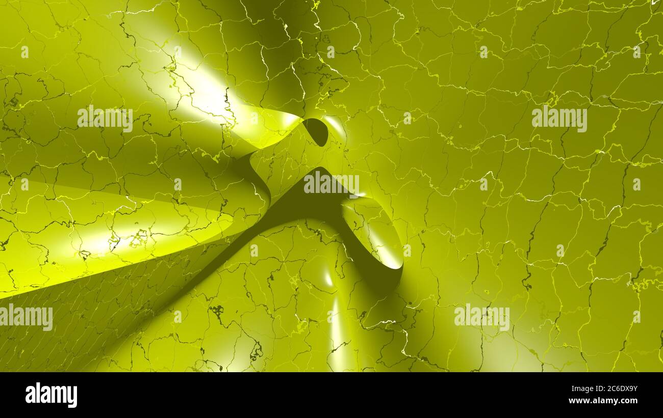 3D illustration of a geometrical shape of STONE color on a white ...