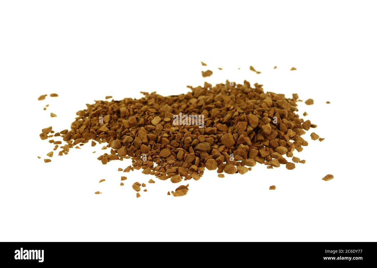 Instant Coffee powder isolated on white background Stock Photo - Alamy