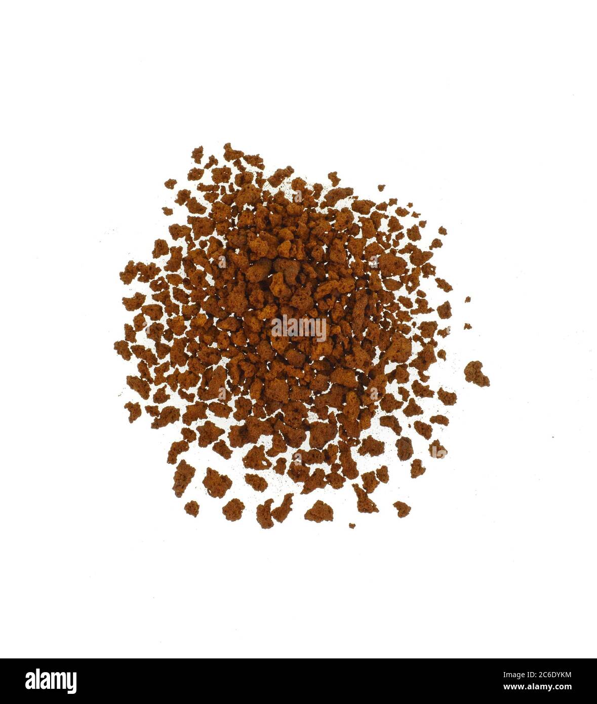 Instant Coffee powder isolated on white background Stock Photo - Alamy
