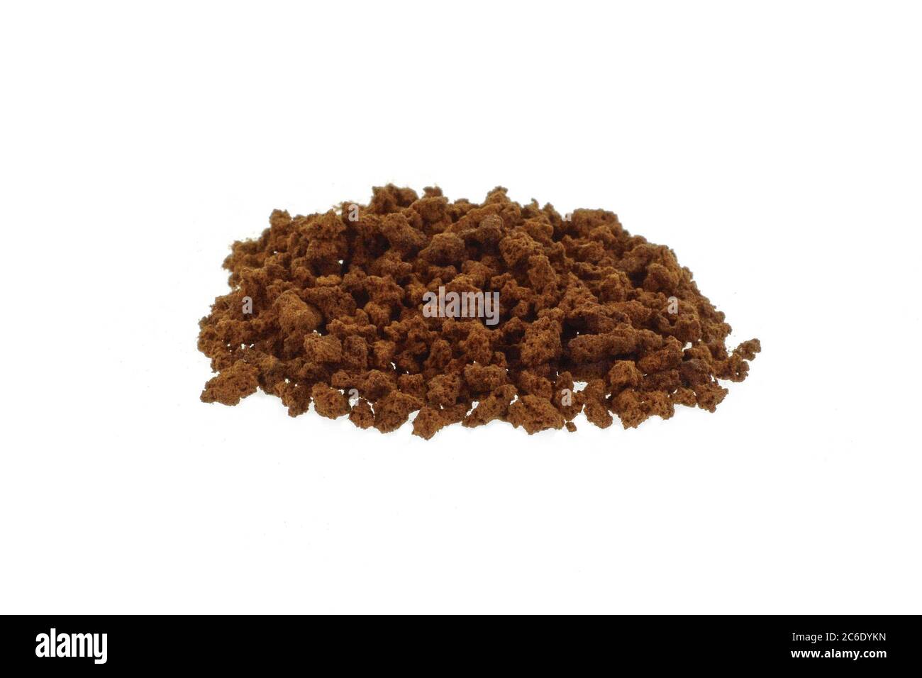Instant Coffee powder isolated on white background Stock Photo - Alamy