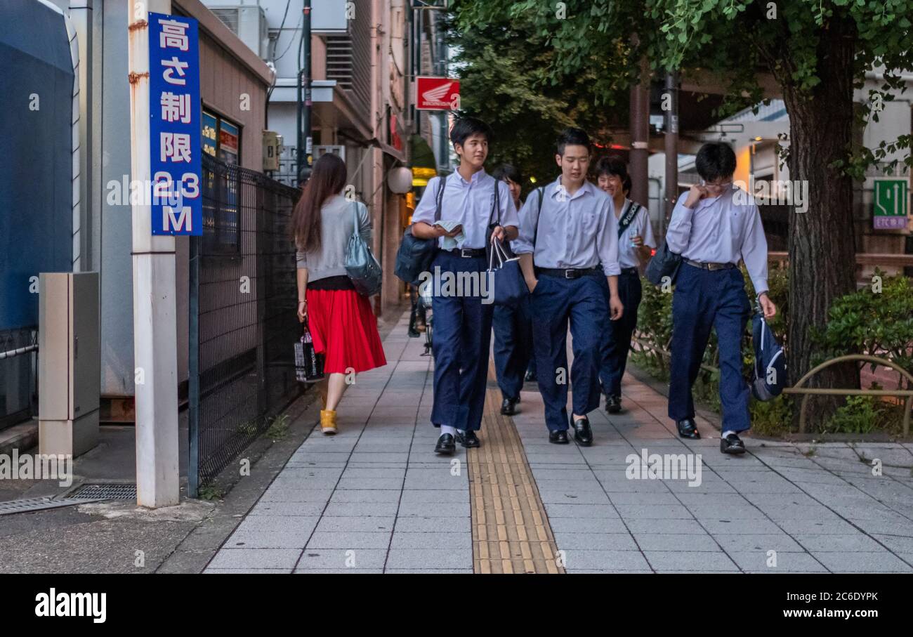 Male high school student walking hi-res stock photography and images ...