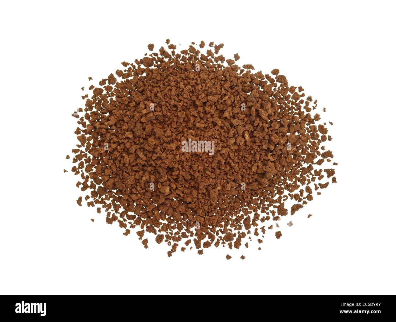 Instant Coffee powder isolated on white background Stock Photo - Alamy